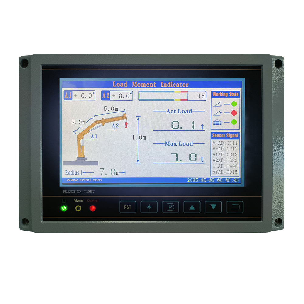 Articulated Boom Crane Load Moment Indicator – Crane Load indicator ...