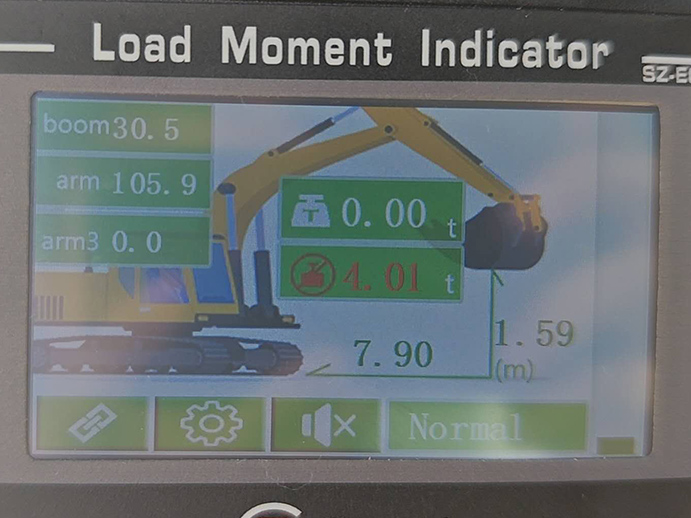 Installation and Adjustment of the Excavator Load Moment Indicator ...